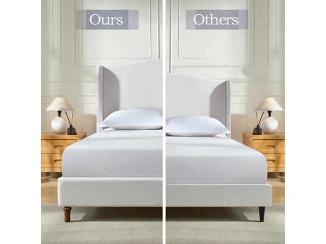 Click here for Hannah Upholstered Wingback Bed Size King / Tall 5... prices