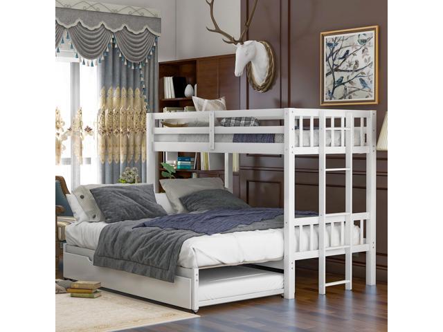 Click here for Twin over Pull-out Bunk Bed with Trundle  White(Ol... prices