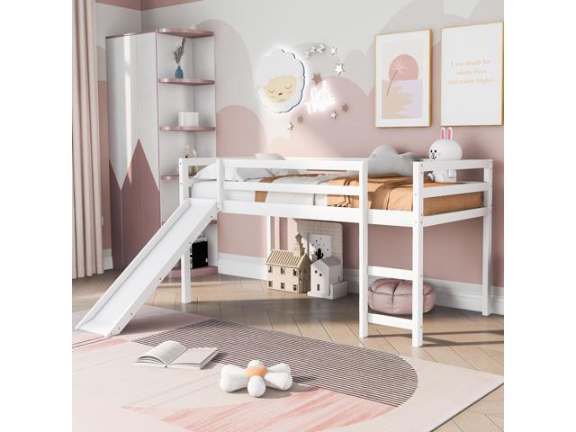 Click here for Loft Bed with Slide  Multifunctional Design  Twin... prices