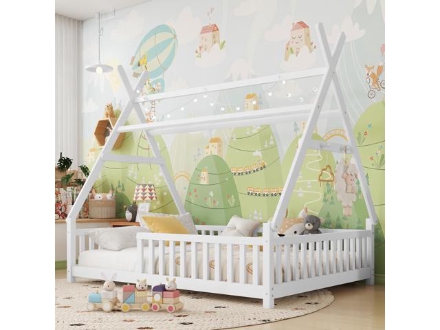 Click here for Full House Bed with Light  Low Floor House Bed wit... prices