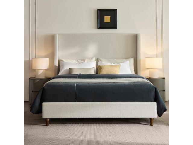 Click here for Harper Tall Headboard Upholstered Bed / 54 High He... prices