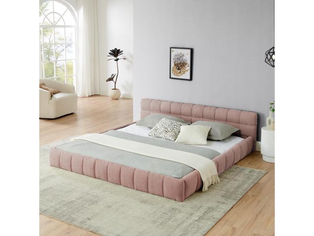 Click here for King size Upholstered Bed Frame with Thick Fabric... prices
