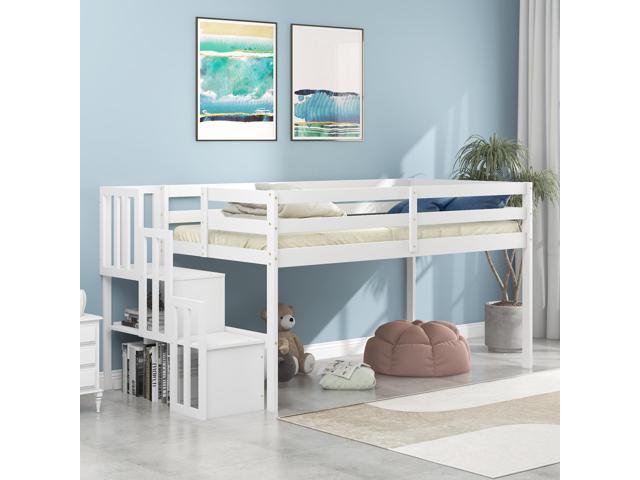 Click here for Loft bed with staircase  White prices