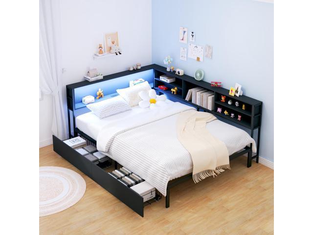 Click here for Full Corner Daybed with Storage  Bookcase Headboar... prices