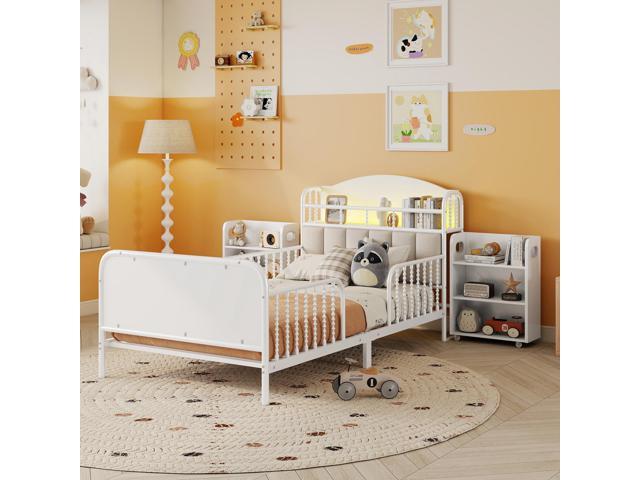 Click here for Twin Size Metal Platform Bed Frame with Light  Kid... prices