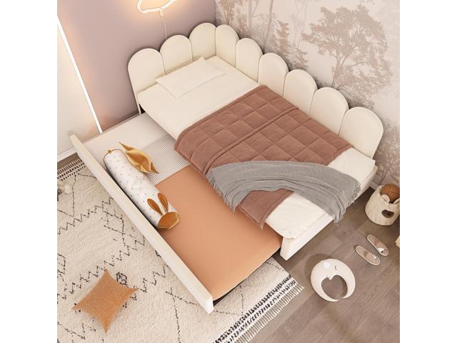 Click here for Upholstered Bed Daybed With Pull-Out Bed  Twin Siz... prices