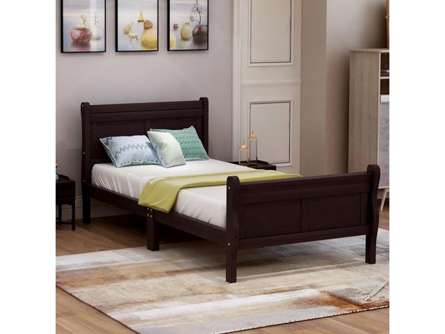 Click here for Wood Platform Bed Twin Bed Frame Mattress Foundati... prices