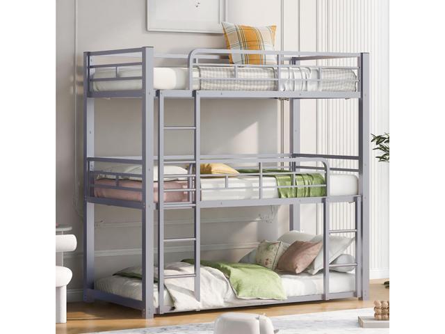 Click here for Metal Twin Size Triple Bunk Bed  Silver(Old SKU: S... prices