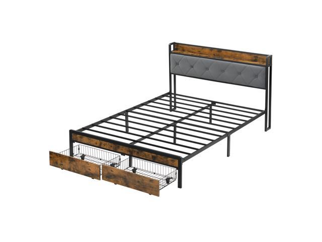 Click here for Queen Bed Frame with Storage  Bed Frame with LED L... prices