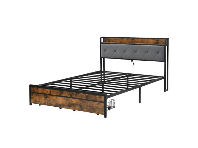 Click here for King Bed Frame with Storage  Bed Frame with LED Li... prices