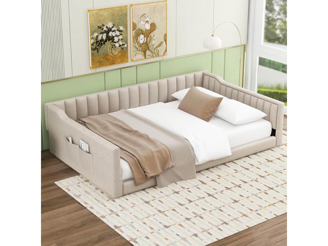 Click here for Full XL Size Upholstery Daybed and Side Storage po... prices