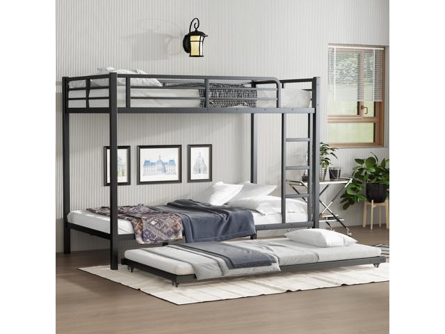 Click here for Twin XL over Twin XL Metal Bunk Bed with Twin Size... prices