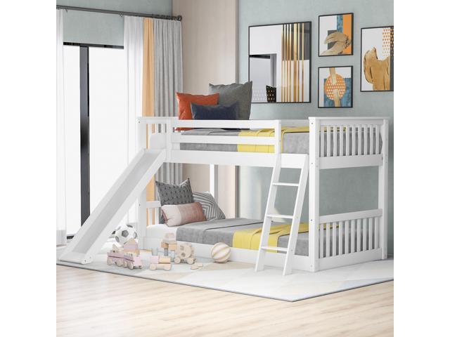 Click here for Twin over Twin Bunk Bed with Convertible Slide and... prices