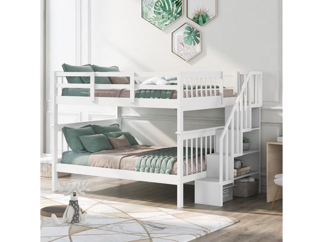 Click here for Stairway Full-Over-Full Bunk Bed with Storage and... prices