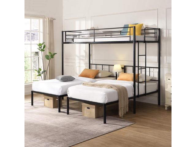 Click here for Twin Over Twin Over Twin Bunk Bed Triple Bunk Bed... prices