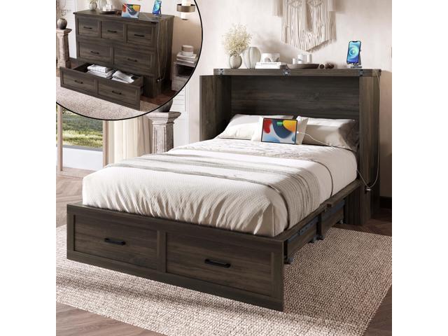 Click here for Murphy Bed Cabinet Full Size with Charging Station... prices