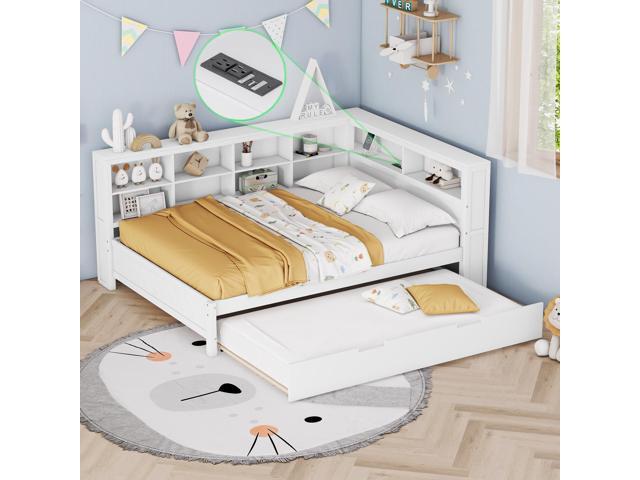 Click here for Wooden Full Size DayBed with Twin Size Trundle  Da... prices