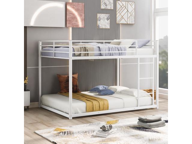 Click here for Full over Full Metal Bunk Bed  Low Bunk Bed with L... prices