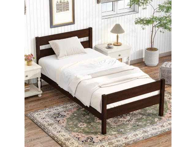 Click here for Twin Bed with Headboard and Footboard Espresso prices