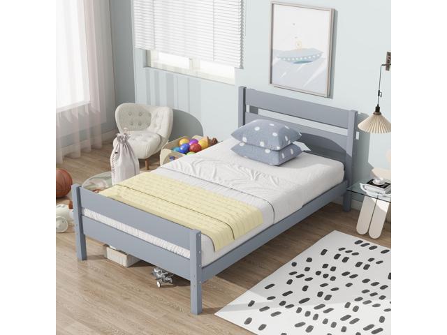 Click here for Twin Bed with Headboard and Footboard Rubber Wood... prices