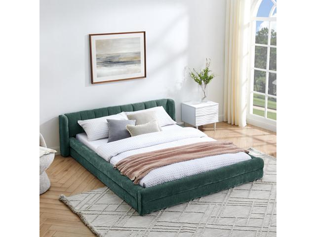 Click here for Queen Size Upholstered Bed Frame with Thick Fabric... prices