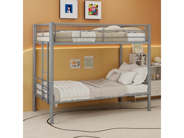 Click here for Twin Over Twin Metal Bunk Bed for Kids Boys Girls... prices