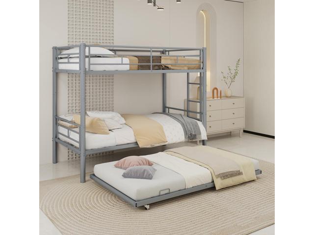 Click here for Heavy-duty Sturdy Meta Twin over Twin Bunk Bed/l/... prices