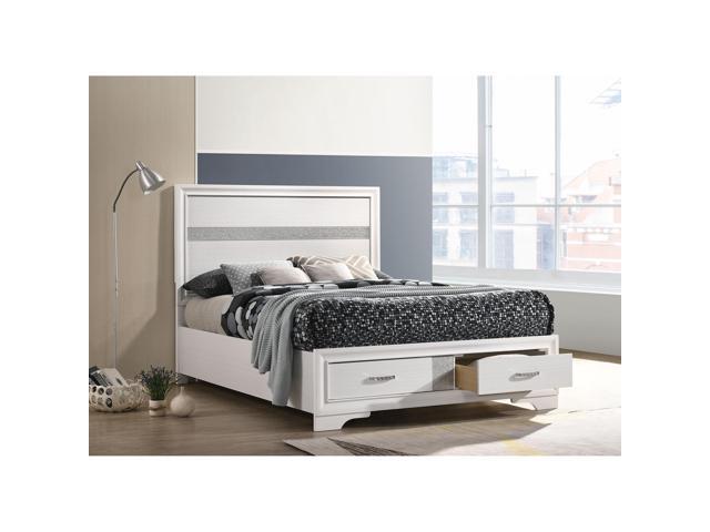 Click here for Urbana White Full Storage Panel Bed prices