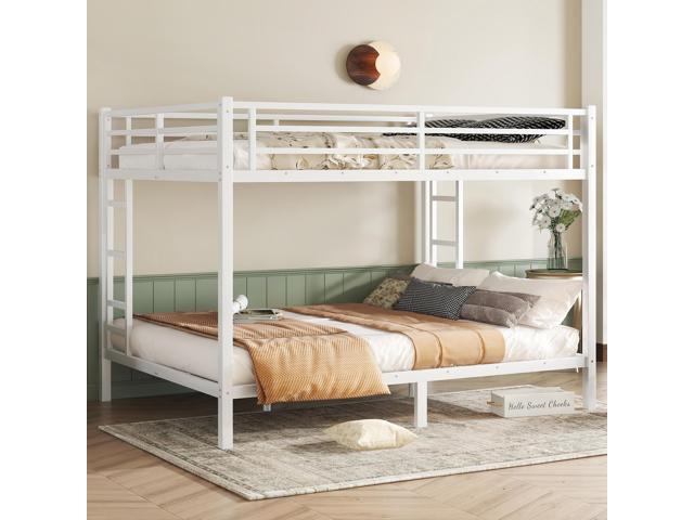 Click here for Metal Queen over Queen Bunk Bed for Teens and Adul... prices