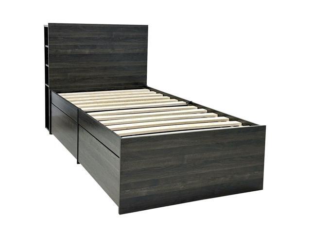 Click here for Robin Twin Storage Bed in Dark Gray prices