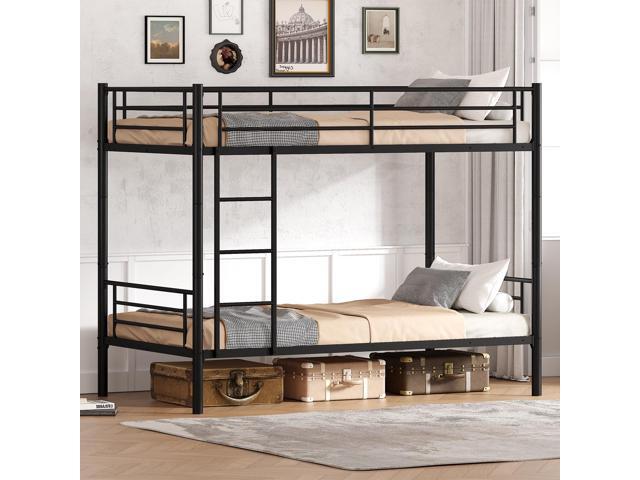 Click here for Bunk Bed Twin Over Twin  Metal Bunk Bed with Built... prices
