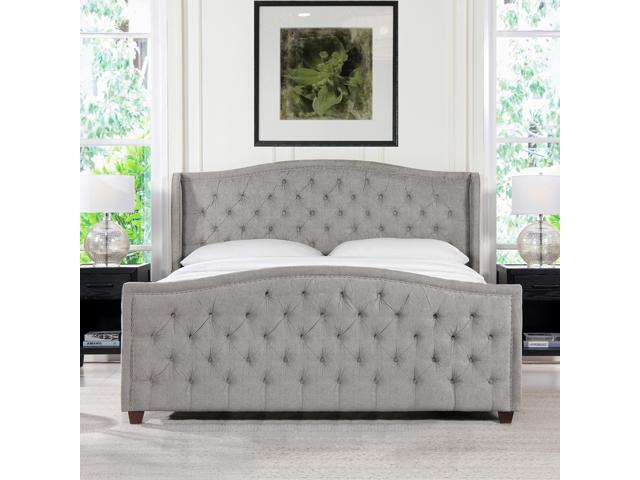Click here for Marcella Upholstered Shelter Headboard Bed Set  Ki... prices
