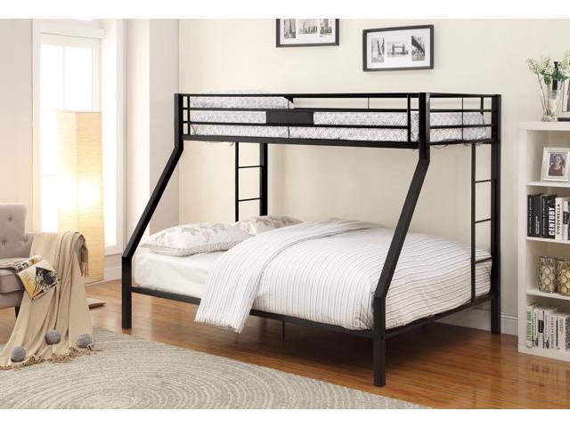 Click here for Limbra Sandy Black Finish Twin XL/Queen Bunk Bed prices