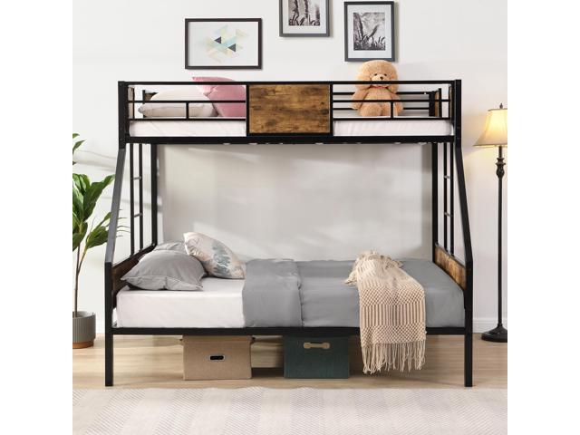 Click here for Twin Over FULL Metal Bunk Bed with 2 - Side Ladder... prices