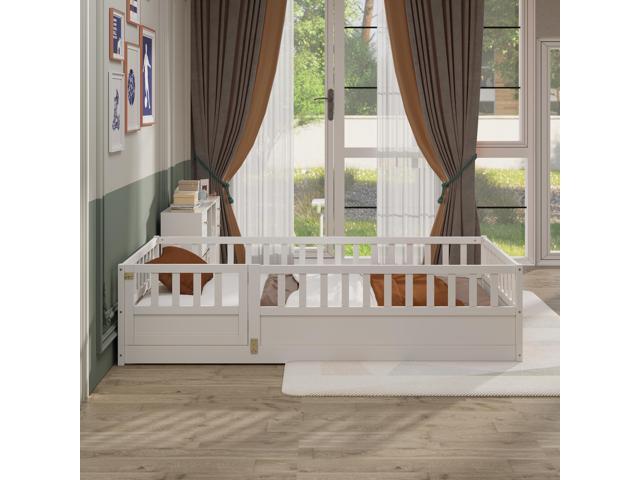 Click here for Twin Size Floor bed  integral construction with su... prices