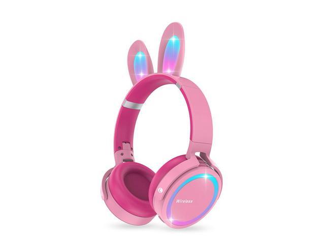 Click here for Gemdeck Kids Headphones Cat Ear LED Light Up Folda... prices