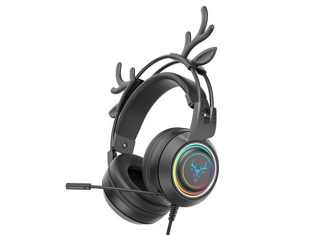 Click here for Gemdeck Wired Headphones Cute Antler Bluetooth Fol... prices