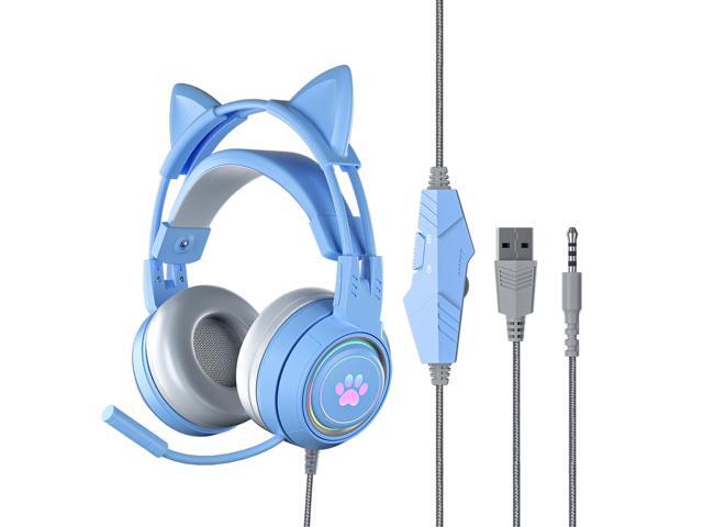 Click here for Gemdeck Wired Headphones Cute Cat Ear Bluetooth Fo... prices