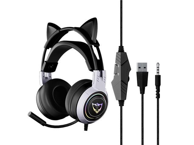 Click here for Gemdeck Wired Headphones Cute Cat Ear Bluetooth Fo... prices