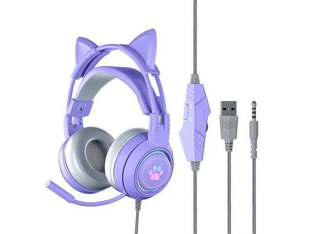 Click here for Gemdeck Wired Headphones Cute Cat Ear Bluetooth Fo... prices