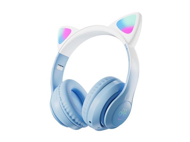 Click here for Gemdeck Wired Headphones Cute Cat Ear Headset Blue... prices