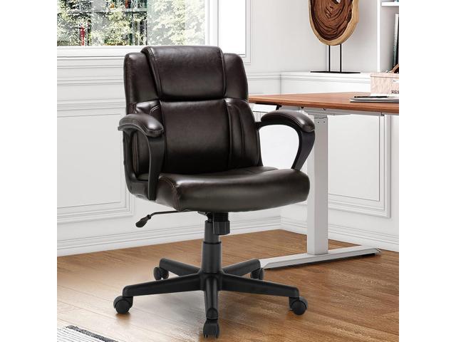 Click here for Giantex Leather Executive Chair  Ergonomic Mid Bac... prices