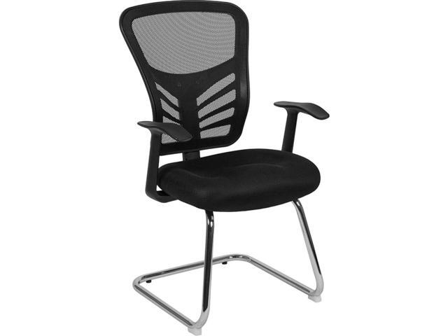 Click here for Flash Furniture Steve Black Mesh Side Reception Ch... prices