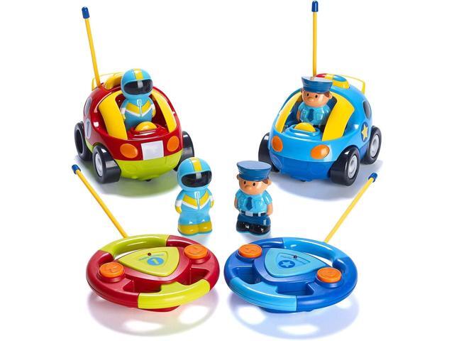 Click here for PREXTEX 2 Pack Cartoon Remote Control Cars - Polic... prices