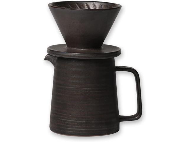 Click here for Stoneware Handmade Pour Over Coffee Maker Set  Cer... prices