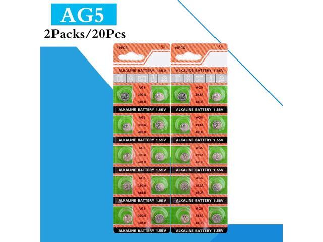 Click here for 20Pcs/Pack 1.55V AG5 LR754C ell Coin Alkaline Batt... prices