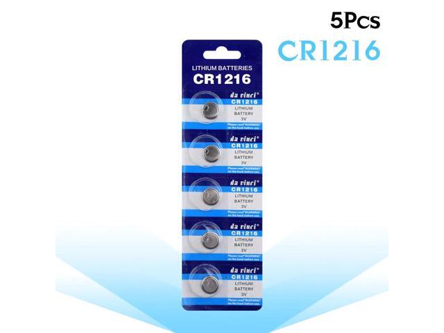 Click here for Button Battery 5pcs CR1216 DL1216 BR1216 Lithium B... prices