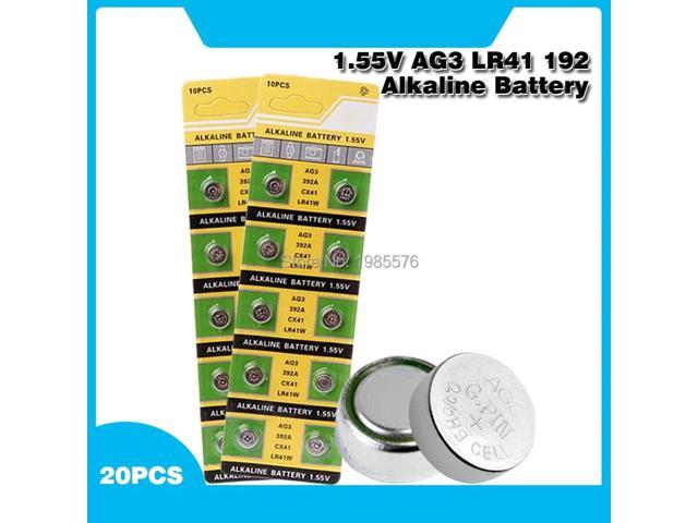 Click here for 20x LR41 AG3 392A SR41SW 384 LR736 V3GA 192 1.55V... prices