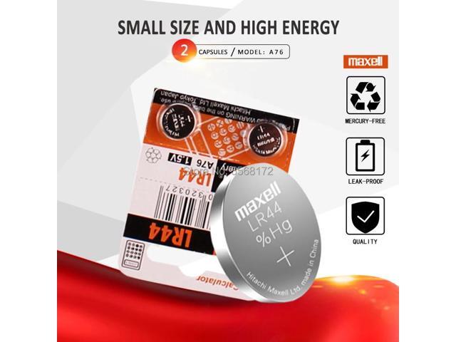 Click here for 2PCS for Maxell LR44 A76 AG13 SR1154 357 LR 44 1.5... prices