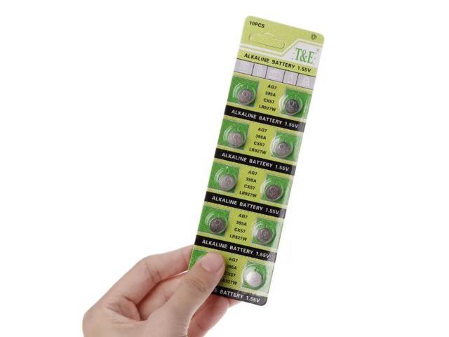 Click here for 10PCS Alkaline Battery AG7 1.55V Button Coin Cell... prices